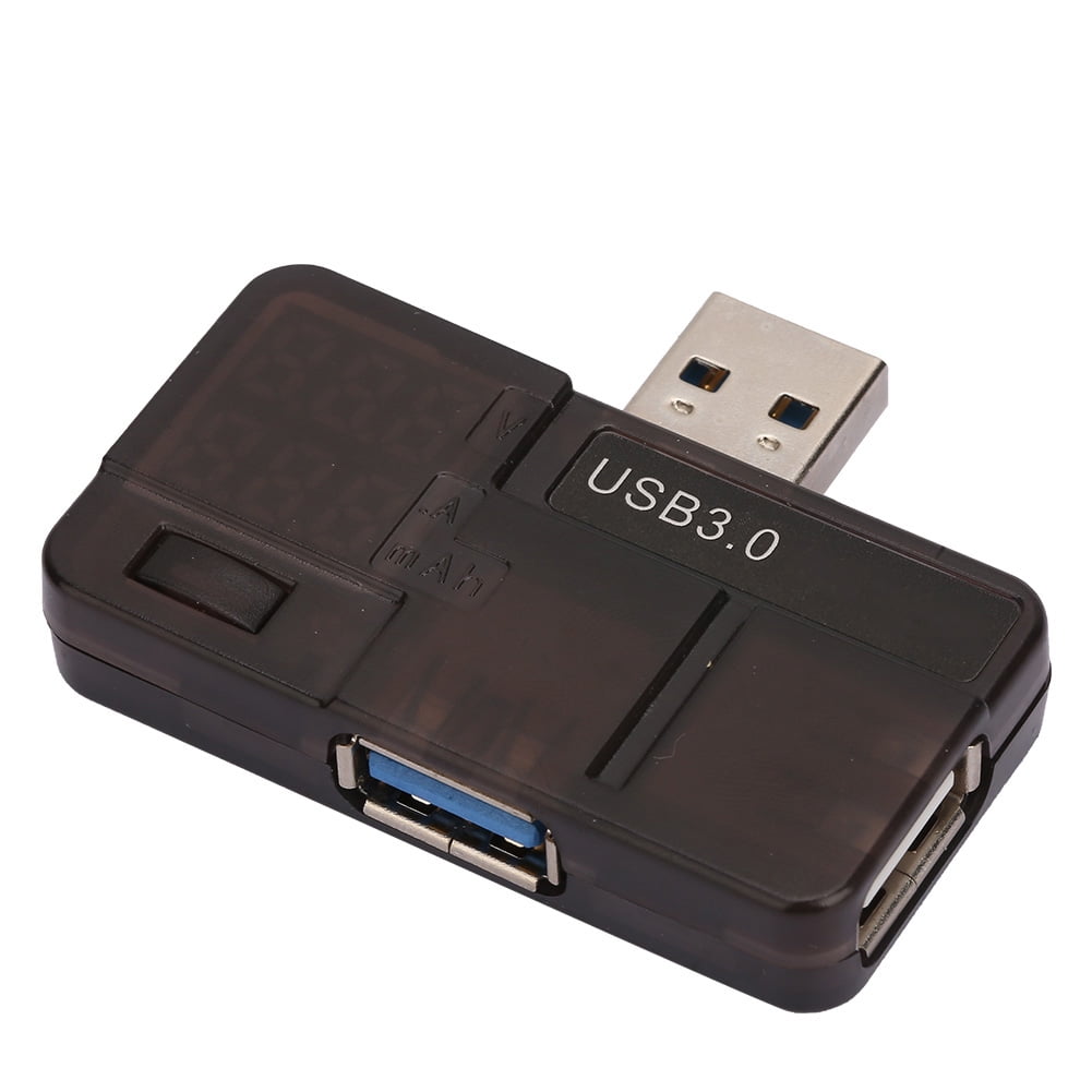 Detector de carga de voltaje de corriente con pantalla LED USB 3.0, voltímetro de batería ...