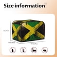 Jamaican Flag Vintage 2 Slice Toaster Cover Bread Maker Dust Protective ...
