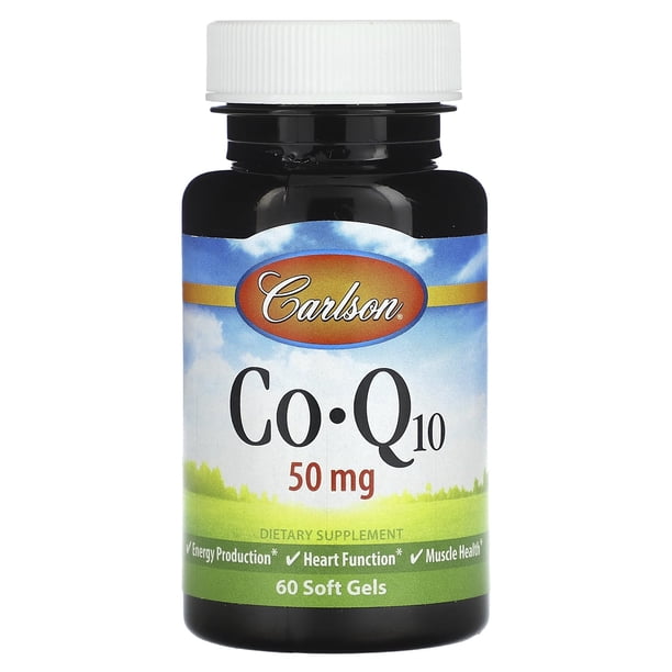 Suplemento Carlson Labs Co-Q-10 50 mg 30 cápsulas blandas | Bodega ...
