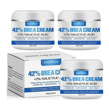 ISSUWEN Crème pour les Pieds et les Mains à l'Urée 42 % - Hydratante et ...