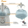 Crane Ultrasonic Elephant Humidifier, 1 Gallon Cool Mist Animal ...