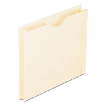 Manila Reinforced File Jackets, 2-Ply Straight Tab, Legal Size, Manila ...