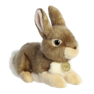 Aurora Set of 2, Clover & Ella Bunny, Small 5" Rabbit Plushies, Palm ...