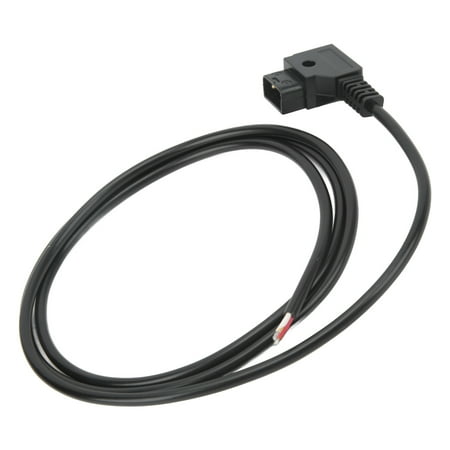 D Tap 2 Pin Power Cable, Pull Resistant D Tap 2 Pin Cable Wearproof 1m ...