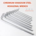9 Piece L Type Wrench Set Steel Hex Key Tool L Type Wrench For ...