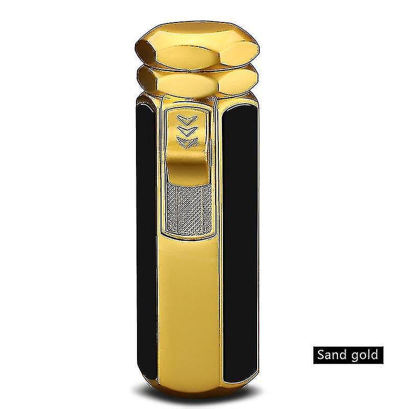 Cigar Lighter Adjustable Quadruple Jet Flame Lighter Refillable Lighter ...