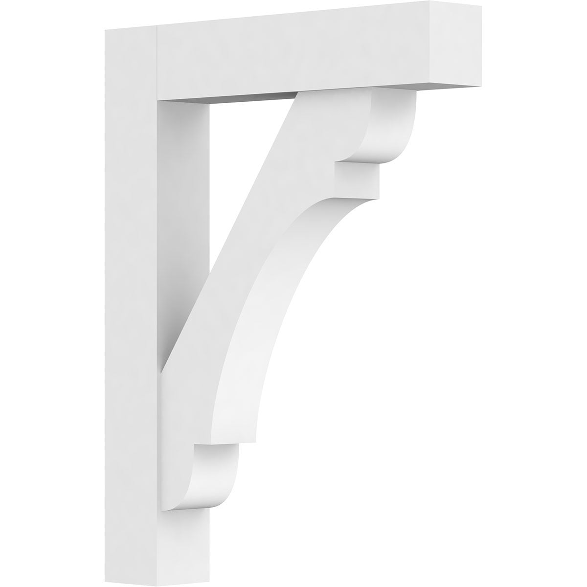 3"W x 20"D x 26"H Standard Olympic Architectural Grade PVC Bracket with ...