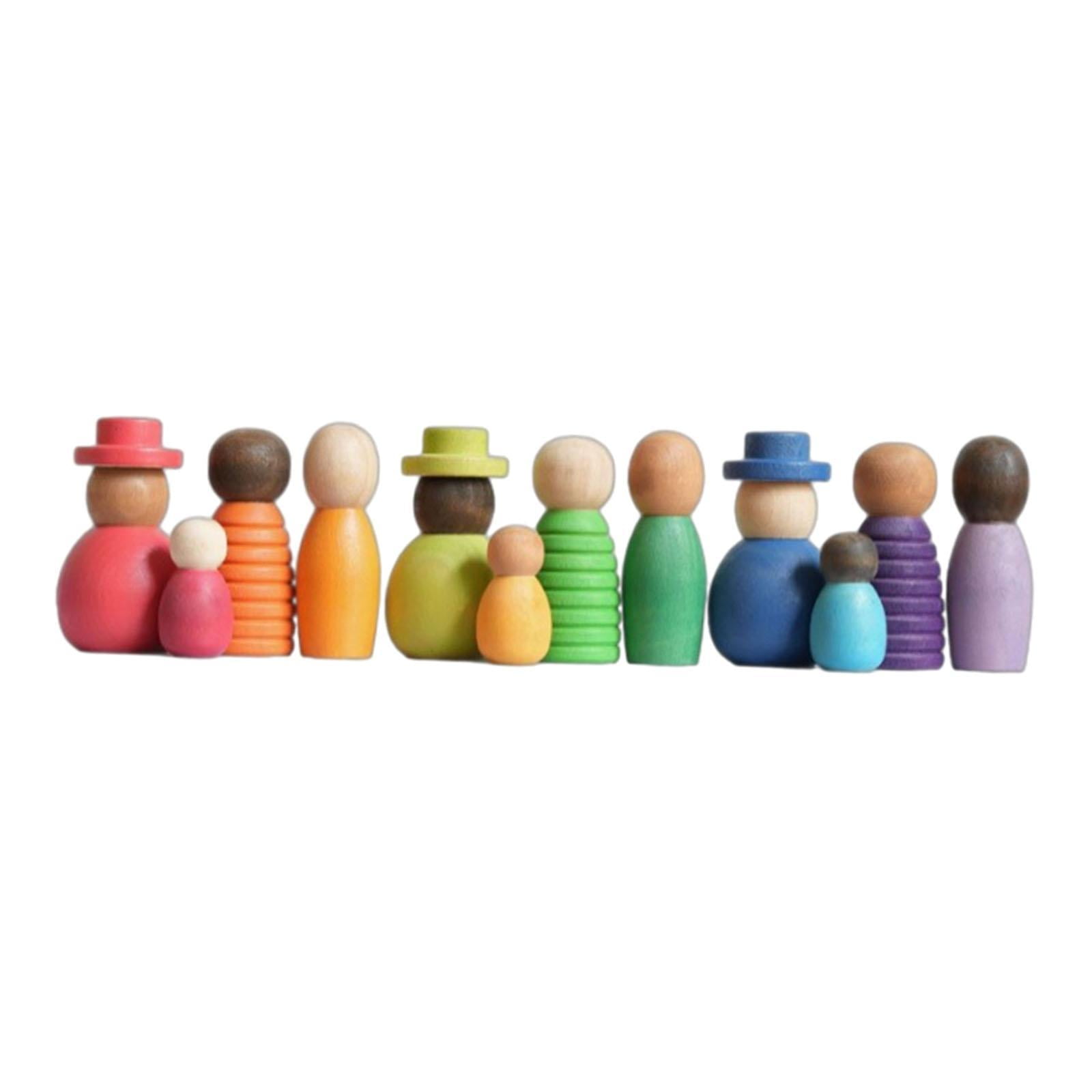 Click here for Milaget Wood People For Toddlers Pretend Play Peop... prices