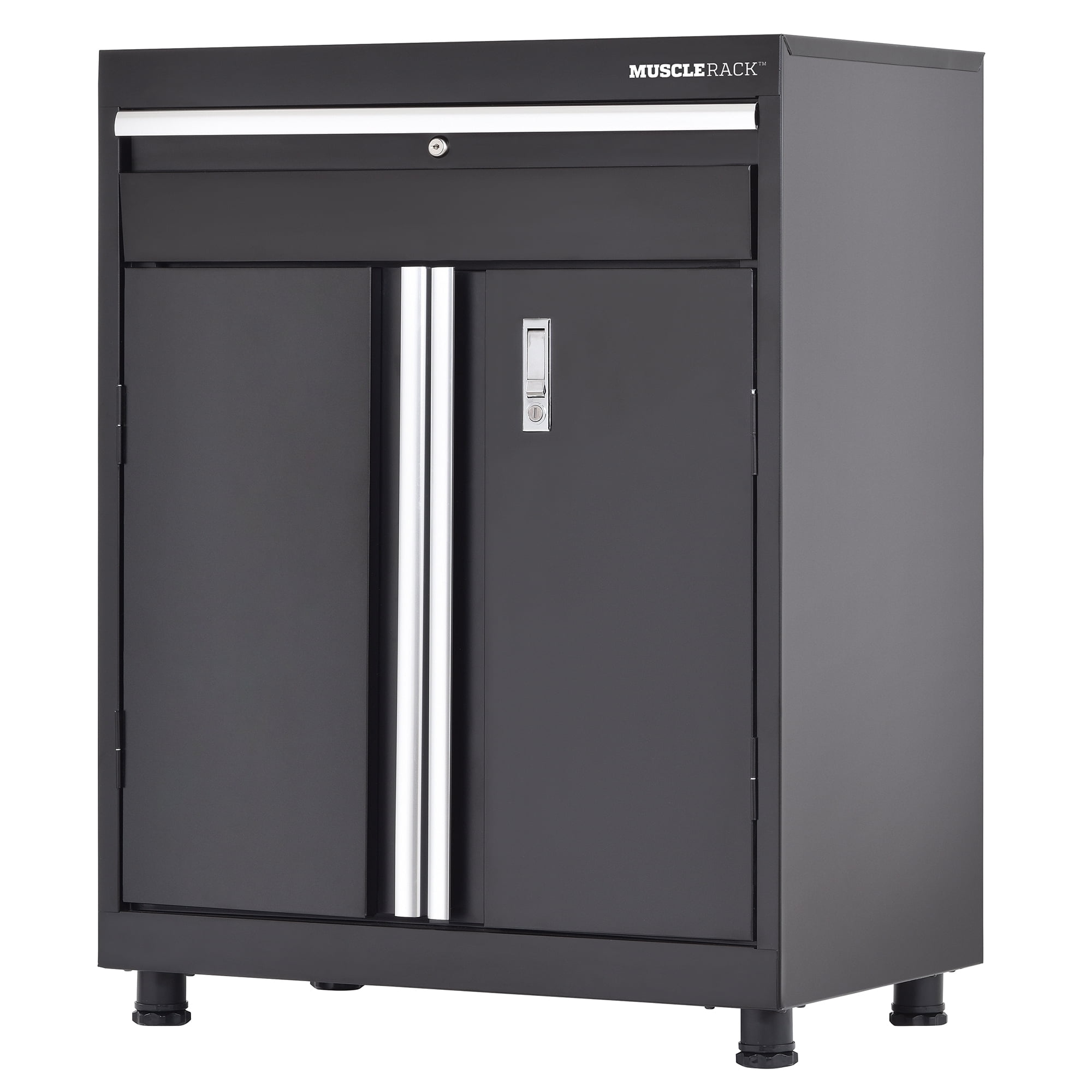 Muscle Rack 30"W x18"D x36"H Welded Steel Base Storage Cabinet with ...
