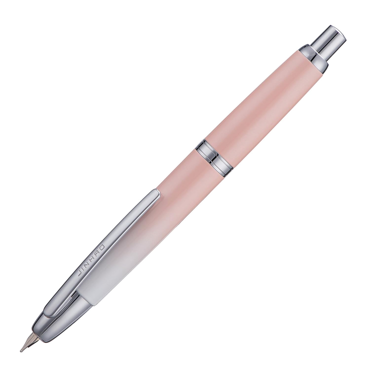 Pluma estilográfica Jinhao 10 sin tapa con caja, color rosa melocotón ...