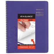 Planner Pad Spiral Bound 3-Tier Funnel Down 12 Month Organizer, July ...