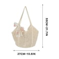 Open Hollow Woven Straw Shoulder Totes with Oversized Capacity, Lazy ...