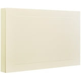 JAM Paper Flat Note Cards, 5 1/8 x 7, Ivory Panel, 50/Pack - Walmart.com