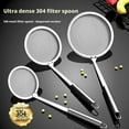 Stainless Steel Fine Mesh Strainer, 12.5 in, Efficiently Separates Oil ...