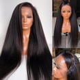 13x4 Kinky Straight Lace Front Wigs Human Hair 200% Density Yaki ...