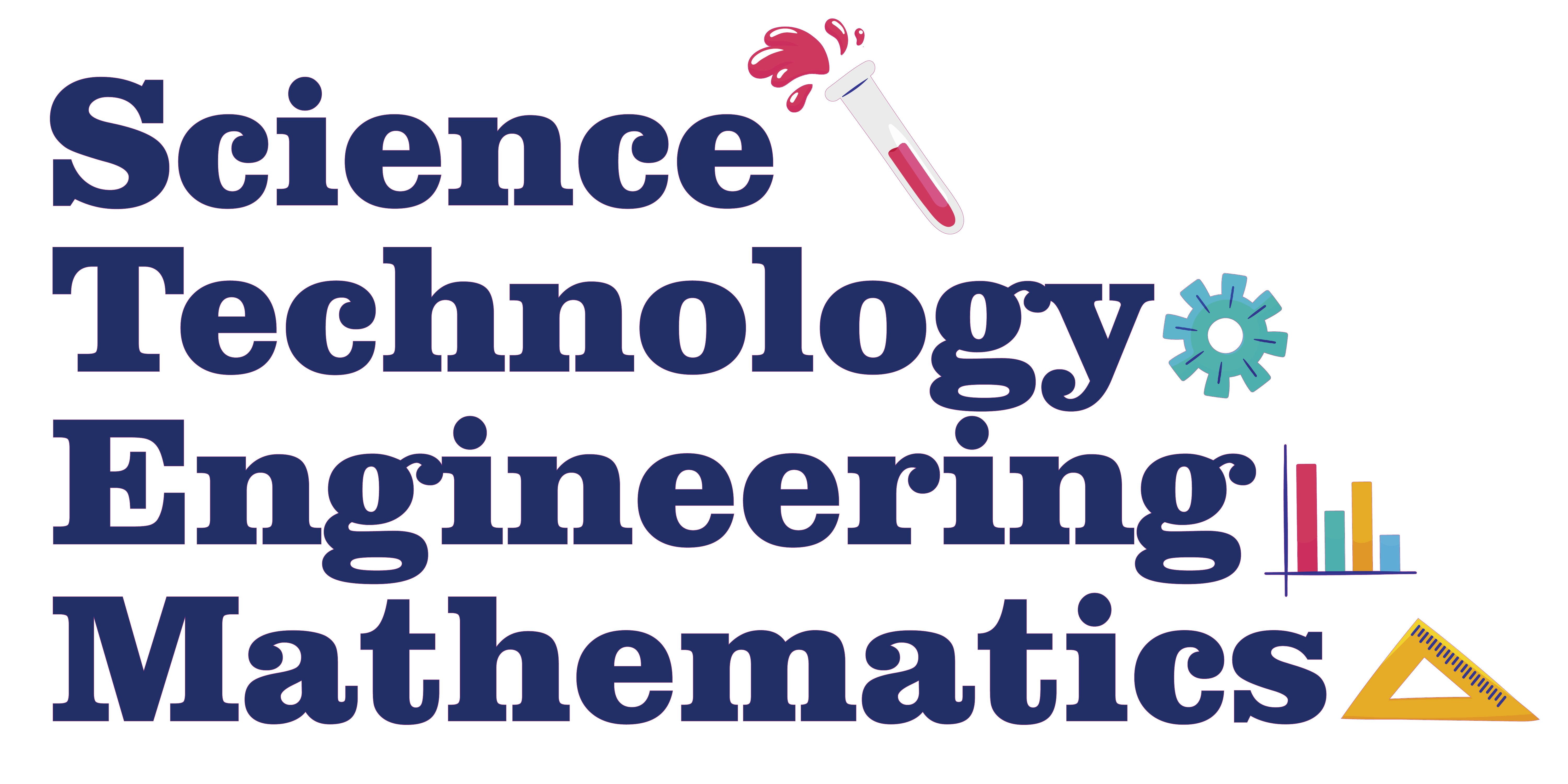 Science Technology Engineering & Mathematics Lettering Art 9" x 20 ...