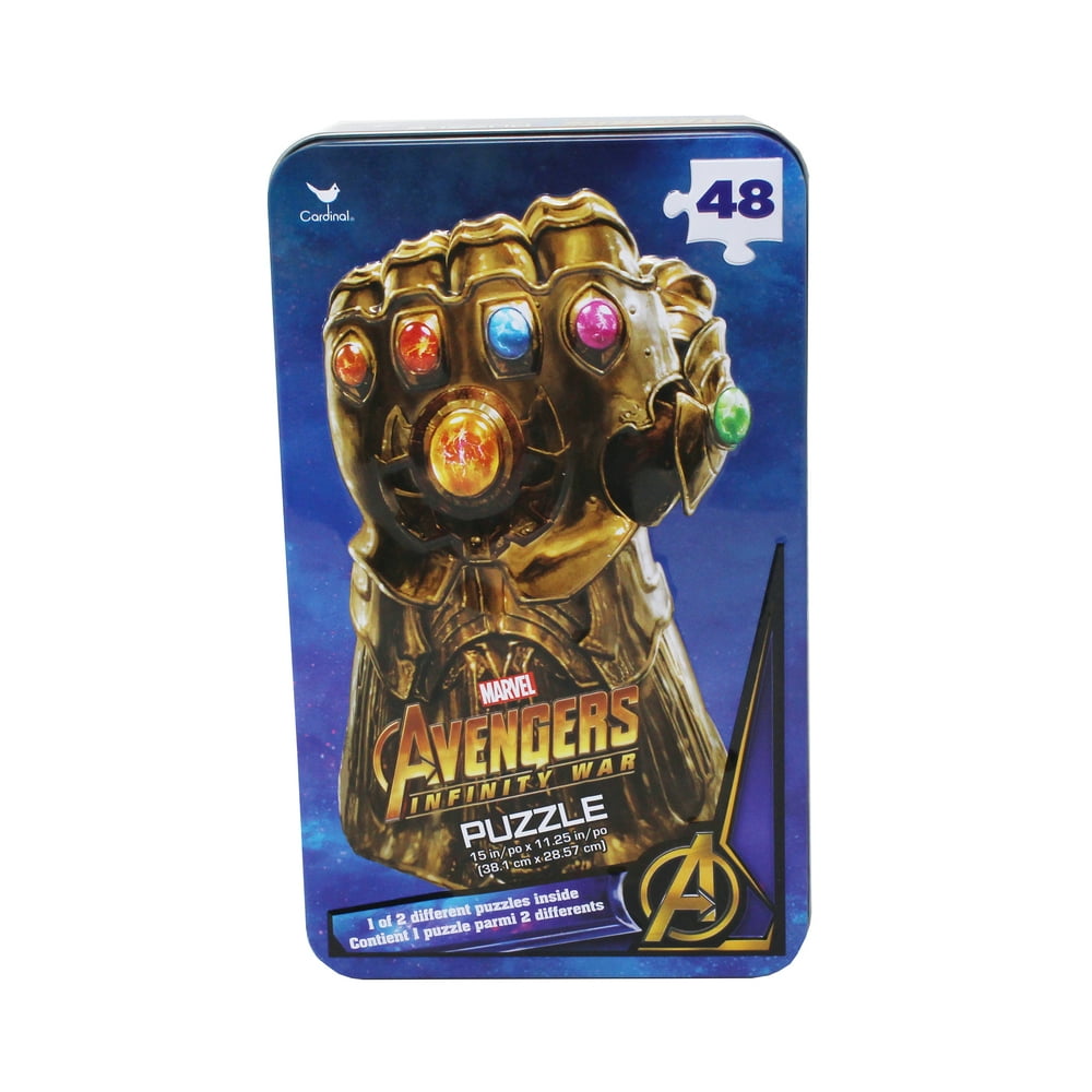 Marvel Avengers: Infinity War Surprise Puzzle in Tin - Walmart.com ...
