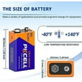 PKCELL 9V Batteries, Super Alkaline 9-Volt Battery, 24-Count Garage ...