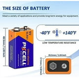PKCELL 9V Batteries, Super Alkaline 9-Volt Battery, 24-Count Garage ...