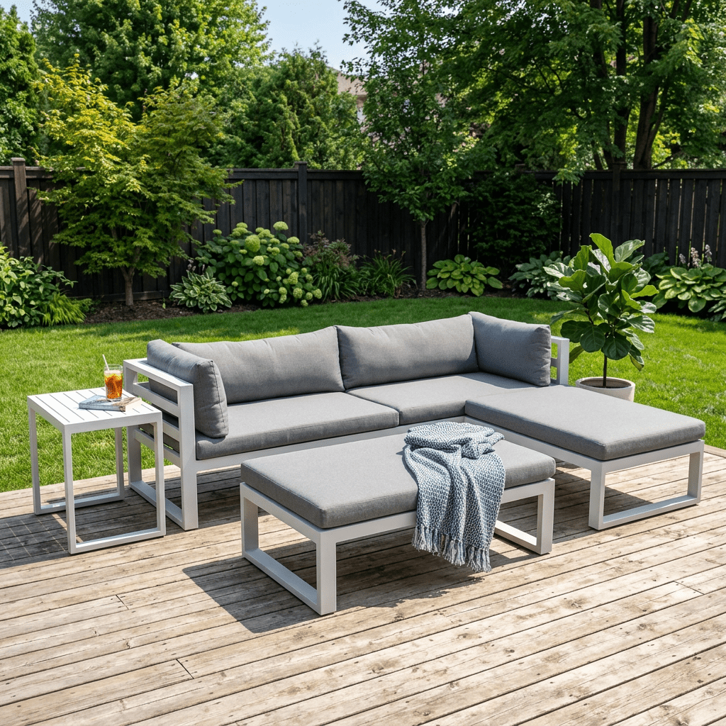 Click here for Velago Patio Furniture Velago Lavin Deluxe Aluminu... prices