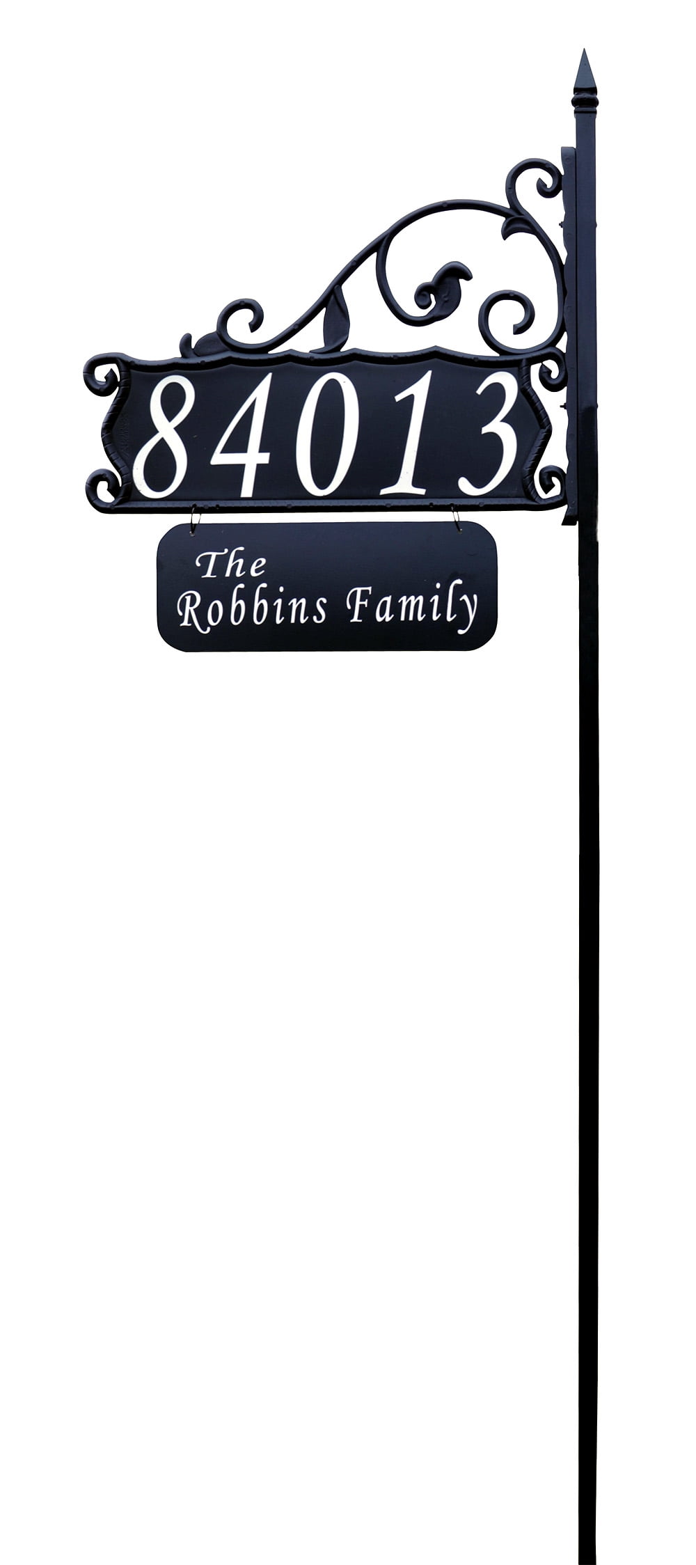 Address America USA Handcrafted, Double-Sided Boardwalk XL Address Sign ...