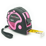 Pink Power 16ft Pink Tape Measure - Pink Measuring Tape Measure for ...