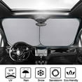 Jgfou Sunmmer Cat Print Car Windshield Sun Shade Foldable 2 Piece Car