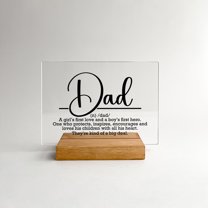 Personalized Custom Photo Picture LED Wood Stand Light Lamp Happy ...