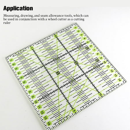 serony Plastic Square Quilting Ruler Sewing Tool Craft Scale Tailor ...