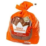 Kings Hawaiian Original Sweet Round Baked Bread Loaf, Oven-Finished, 16 ...