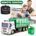 NETNEW Remote Control Garbage Truck Toy, 6 Channel RC Truck with Lights ...