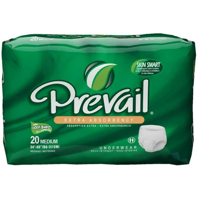 6 Pack - Prevail Protective Underwear, Extra Absorbency, Medium, 20 ...
