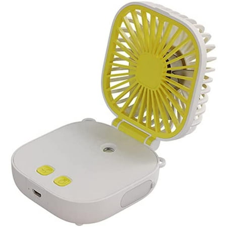 XYCCA Handheld Mini Foldable Fan Handle Desktop Spray Fan Battery ...