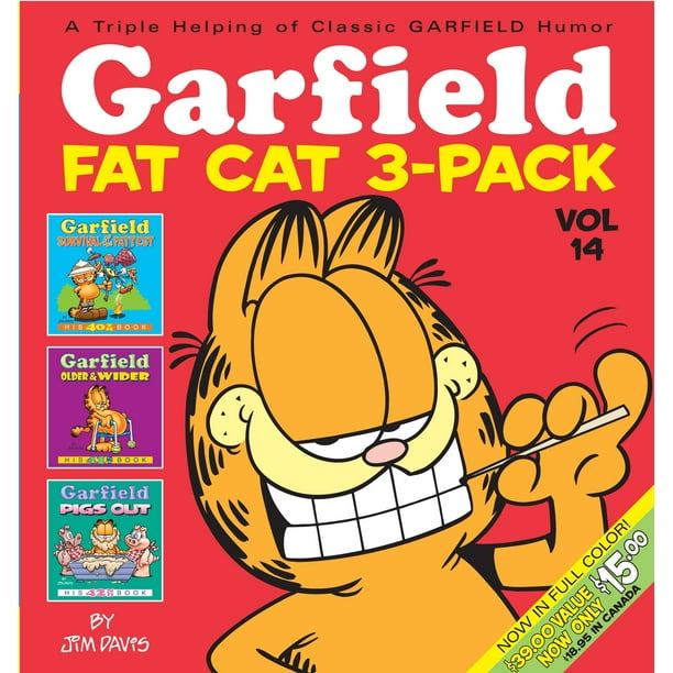 Garfield: Garfield Fat Cat 3-Pack #14 (Paperback) - Walmart.com ...