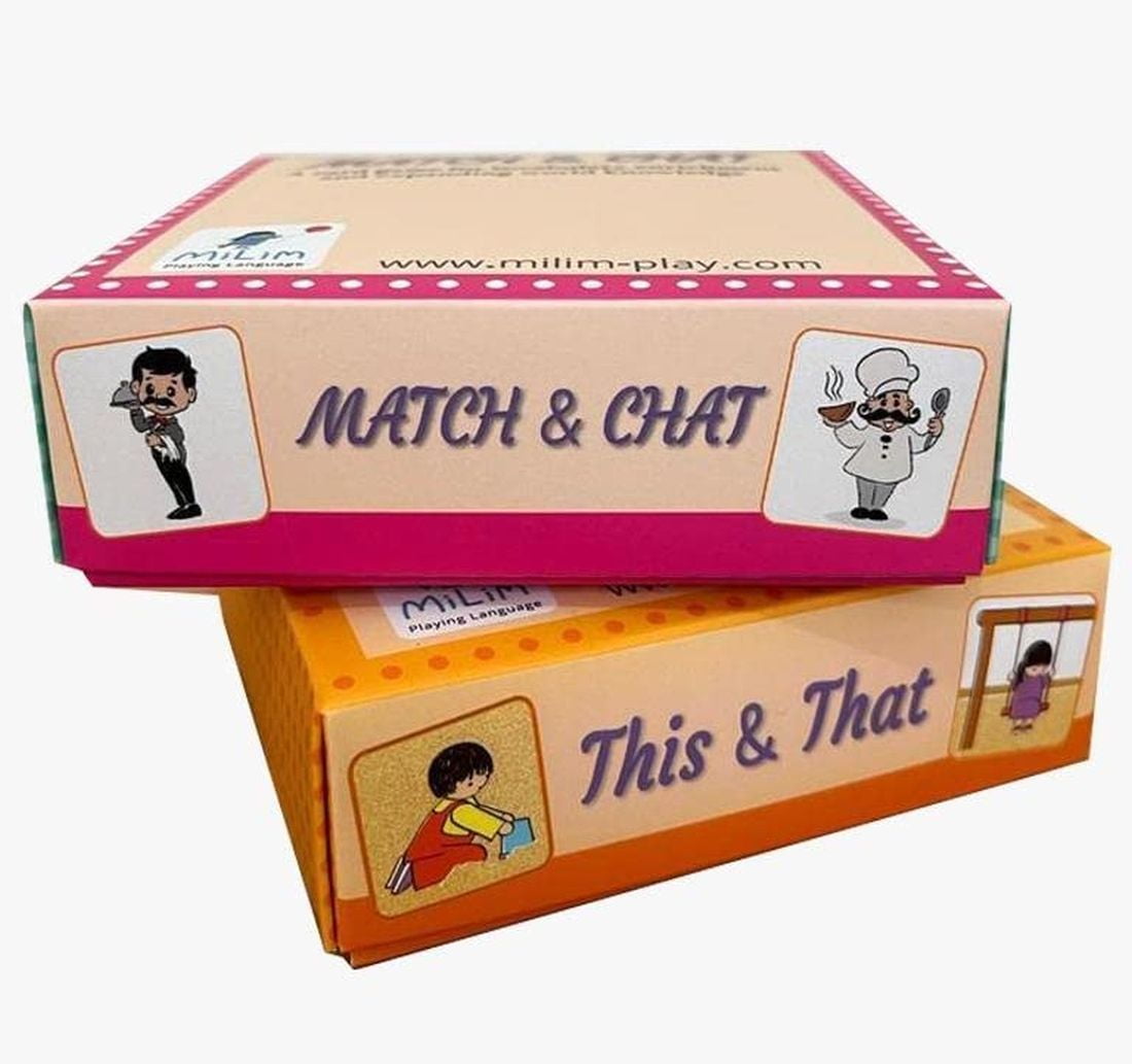 MILIM Speech Therapy Card Games Language Sentence Building Flashcards ...