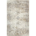 Unique Loom Naples Augustus Rug Cream/Beige 3' 3" x 5' 3" Rectangle ...
