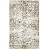 Unique Loom Naples Augustus Rug Cream/Beige 3' 3" x 5' 3" Rectangle ...