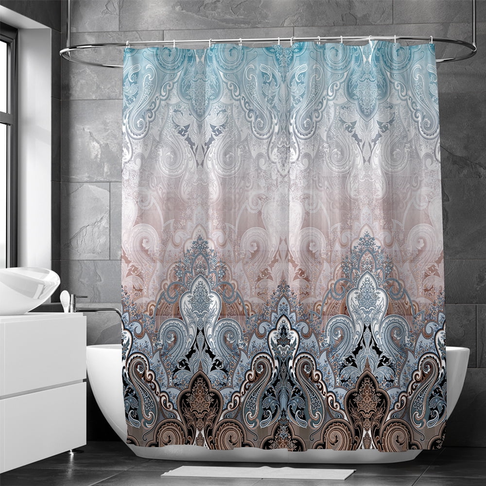 Bohemian Arabian Mysterious Shower Curtain Retro Totem Pattern ...
