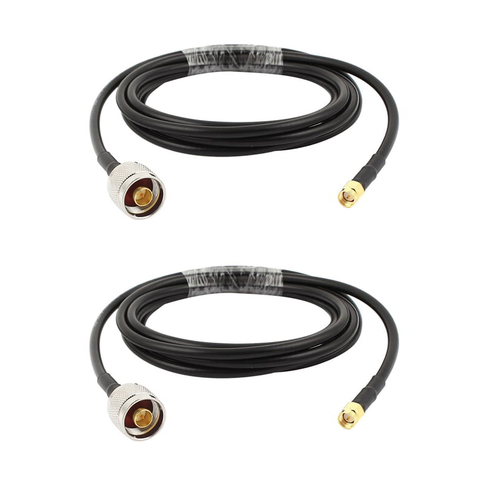 2X Tipo N Macho Una SmA Macho 2 Metros Antena Coaxial RG58 Cable Conector | Bodega Aurrera en línea