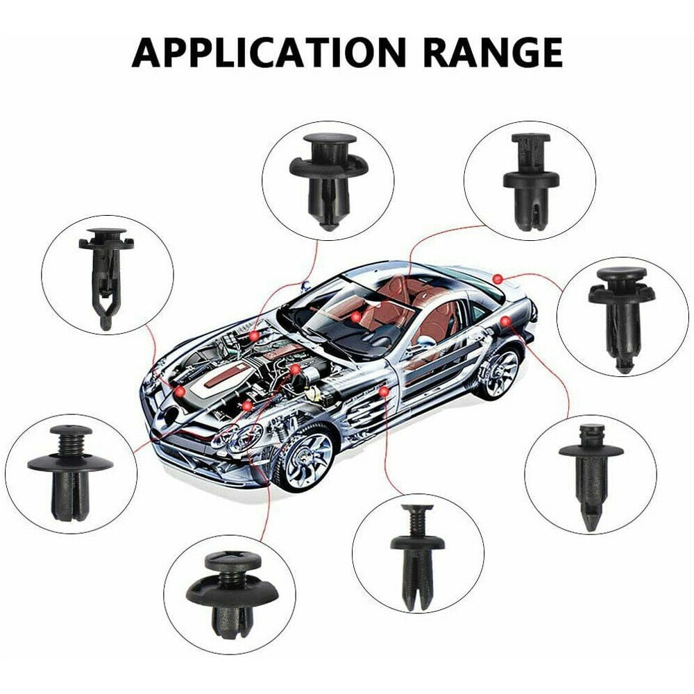 Buy JahyShow 765 Pcs Car Nylon Retainer Auto Fasteners Push Trim Clips ...