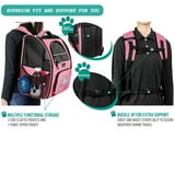 PetAmi Deluxe Pet Carrier Backpack, Pink - Walmart.com