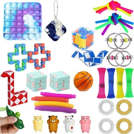 Fidget Toys Set 35 Pack, Sensory Toys Cheap for Kids Adults, Stress ...