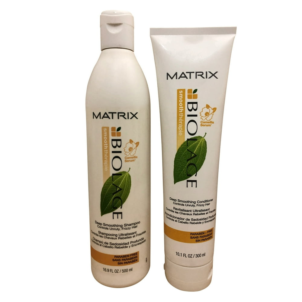 Matrix Smooth Therapie Deep Smoothing Shampoo 16.9 OZ Conditioner 10.1 ...