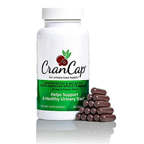 CranCap Cranberry 36mg 30 Capsules Urinary Tract Health Cranberries ...