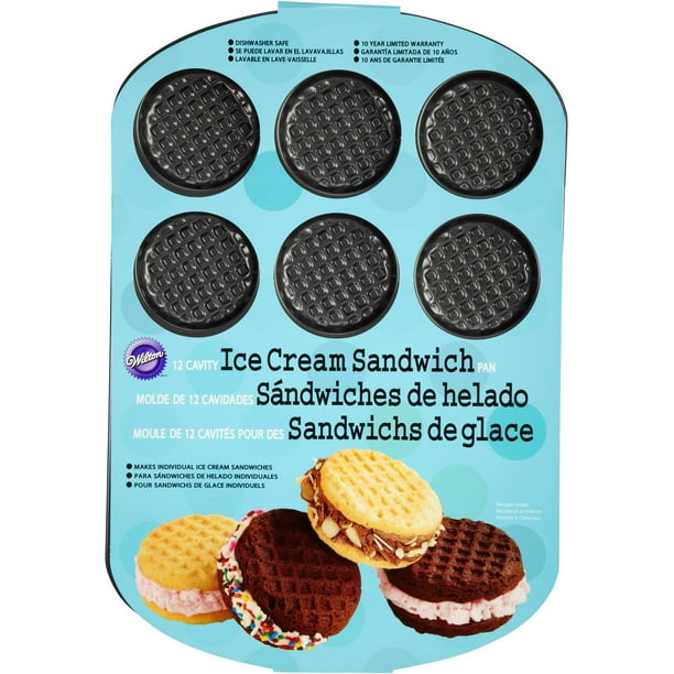 Wilton 12-Cavity Ice Cream Sandwich Pan 2105-0625 - Walmart.com ...