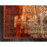 Unique Loom Indoor Rectangular Distressed Modern Area Rugs , 2' 0 x 3 ...