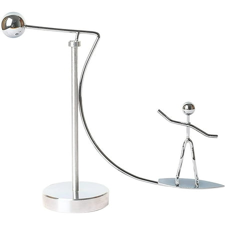 Steel Balance Balls Tumbler Villain Ornament Creative Cradle Inertia ...