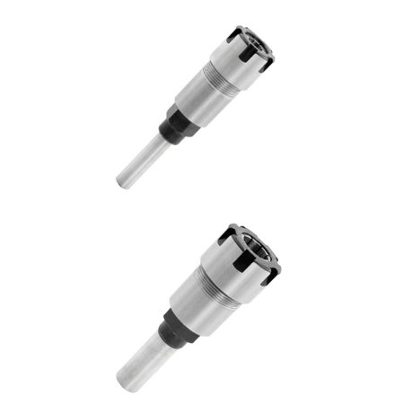 2x Milling Cutter Extension Rod 1/2 Inch 8mm Milling Cutter Collet ...