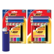 BIC Classic Multipurpose Pocket Lighter, Easy Use, Assorted Colors, 7 ...