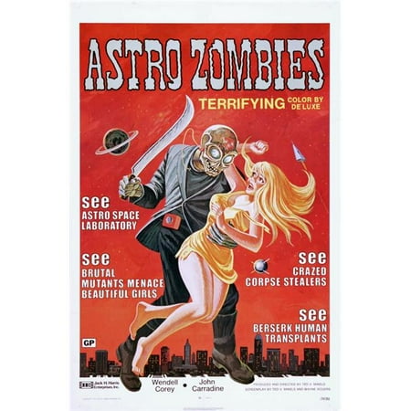 Everett Collection EVCMMDASZOEC001H The Astro-Zombies US Poster Art ...